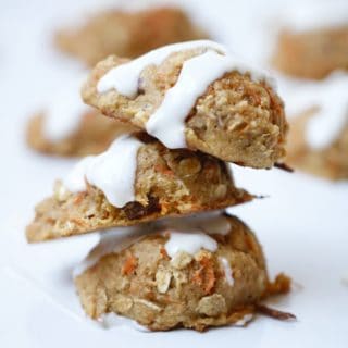 Carrot Cake Cookies with Crushed Pineapple - Coconut & Dairy Free