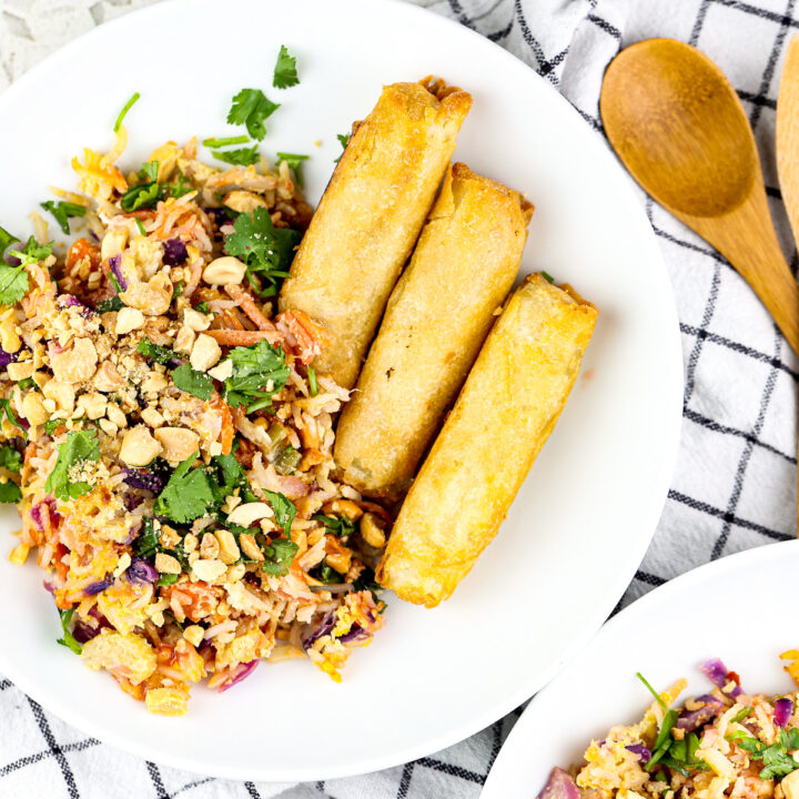 Baked Fried Rice with Veggies - A Plant-Based Meal - Shaw Simple Swaps