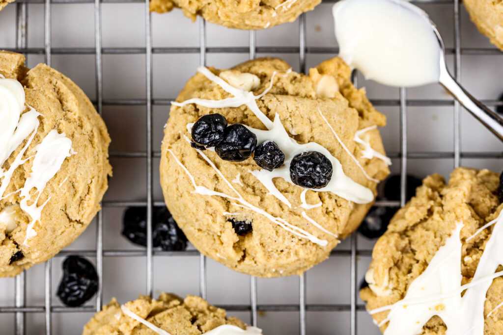 Blueberry Almond Cookies - A Wholesome Sweet - Shaw Simple Swaps