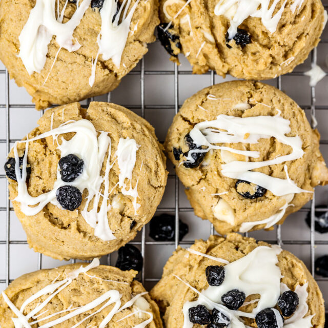 Blueberry Almond Cookies - A Wholesome Sweet - Shaw Simple Swaps