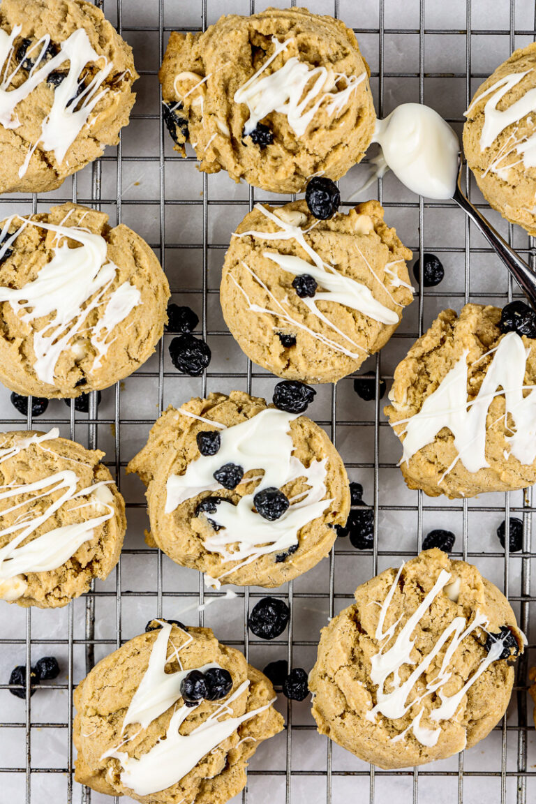 Blueberry Almond Cookies - A Wholesome Sweet - Shaw Simple Swaps